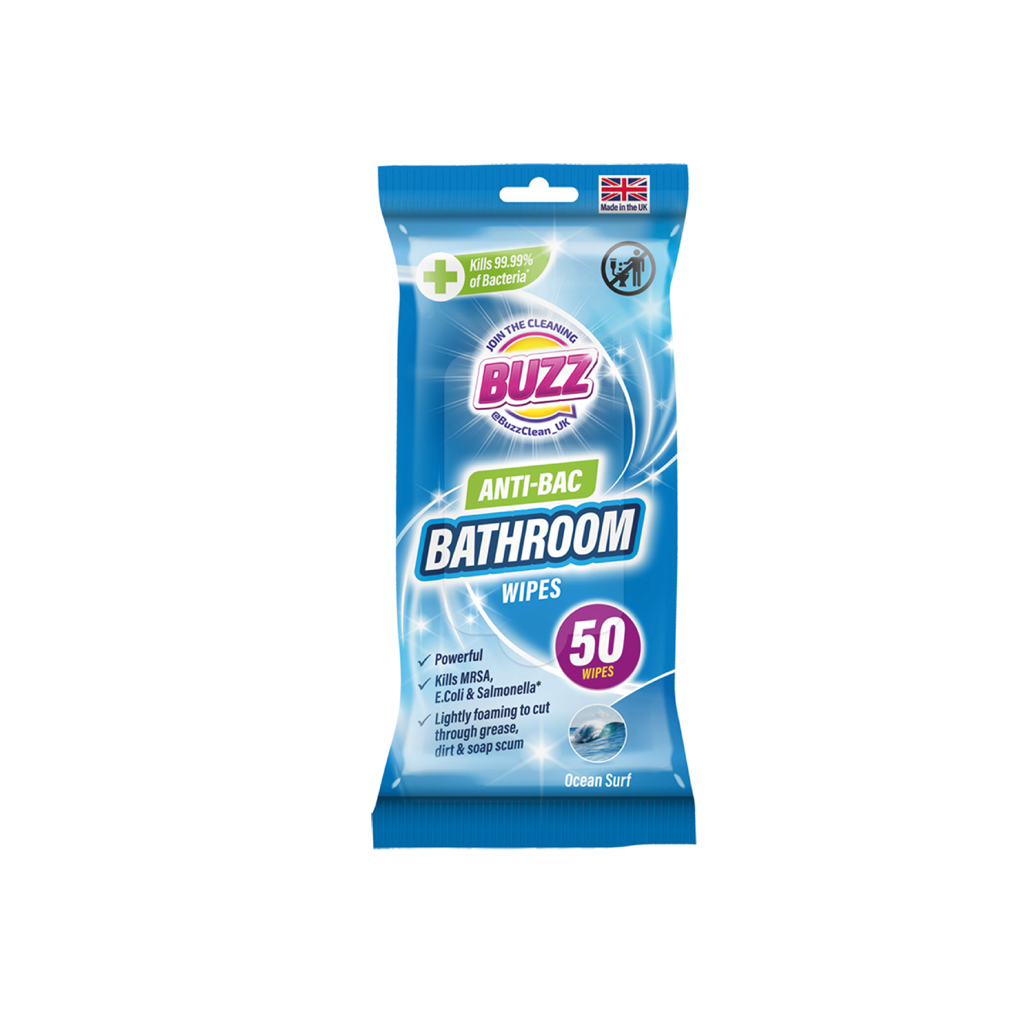 Buzz Anti-Bacterial Wipes Ocean | EMT Healthcare